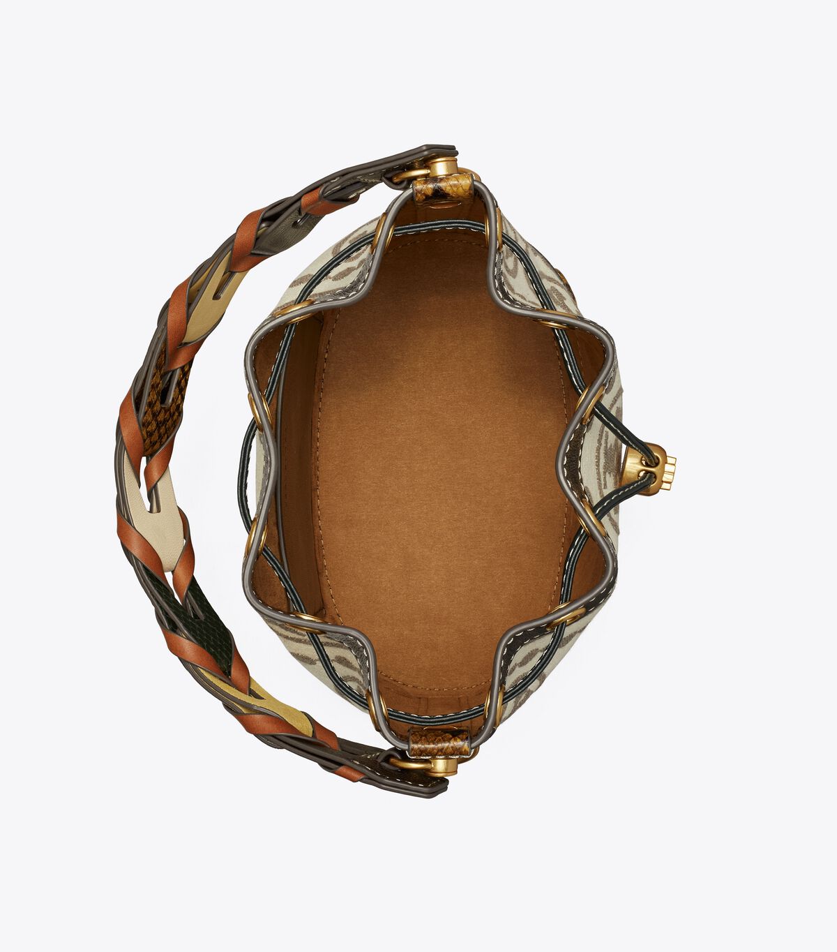 T Monogram Grommet Bucket Bag | Handbags | Tory Burch