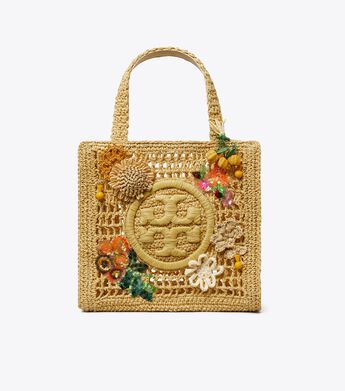 Mini Ella Embellished Hand-Crocheted Tote | Totes | Tory Burch